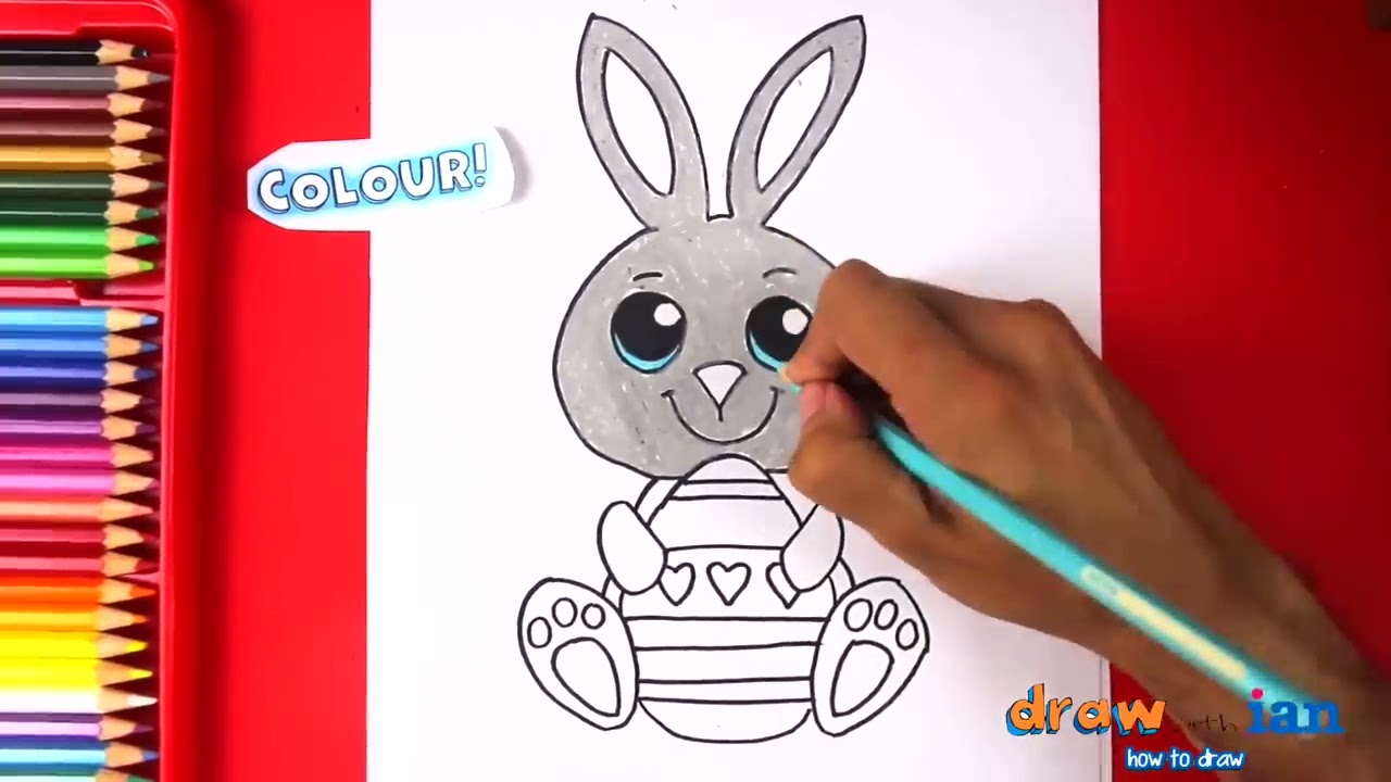 How To Draw An Easter Bunny Easy Drawings Step By Step At Anthony