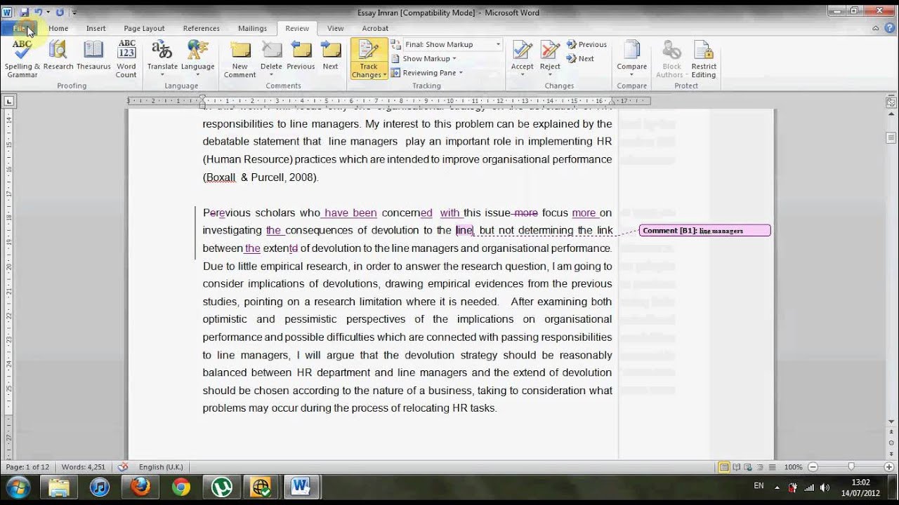 Proofreading Tutorial Youtube