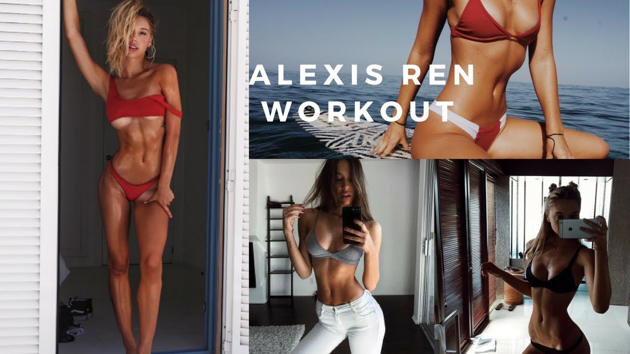 Alexis Ren Workout Routine Butt Legs Abs Core Youtube