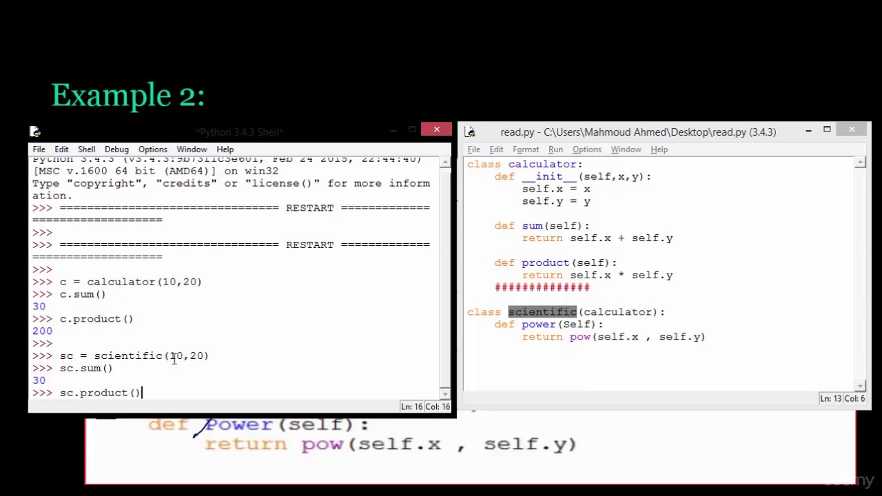 15 Python Inheritance Example 2 Youtube