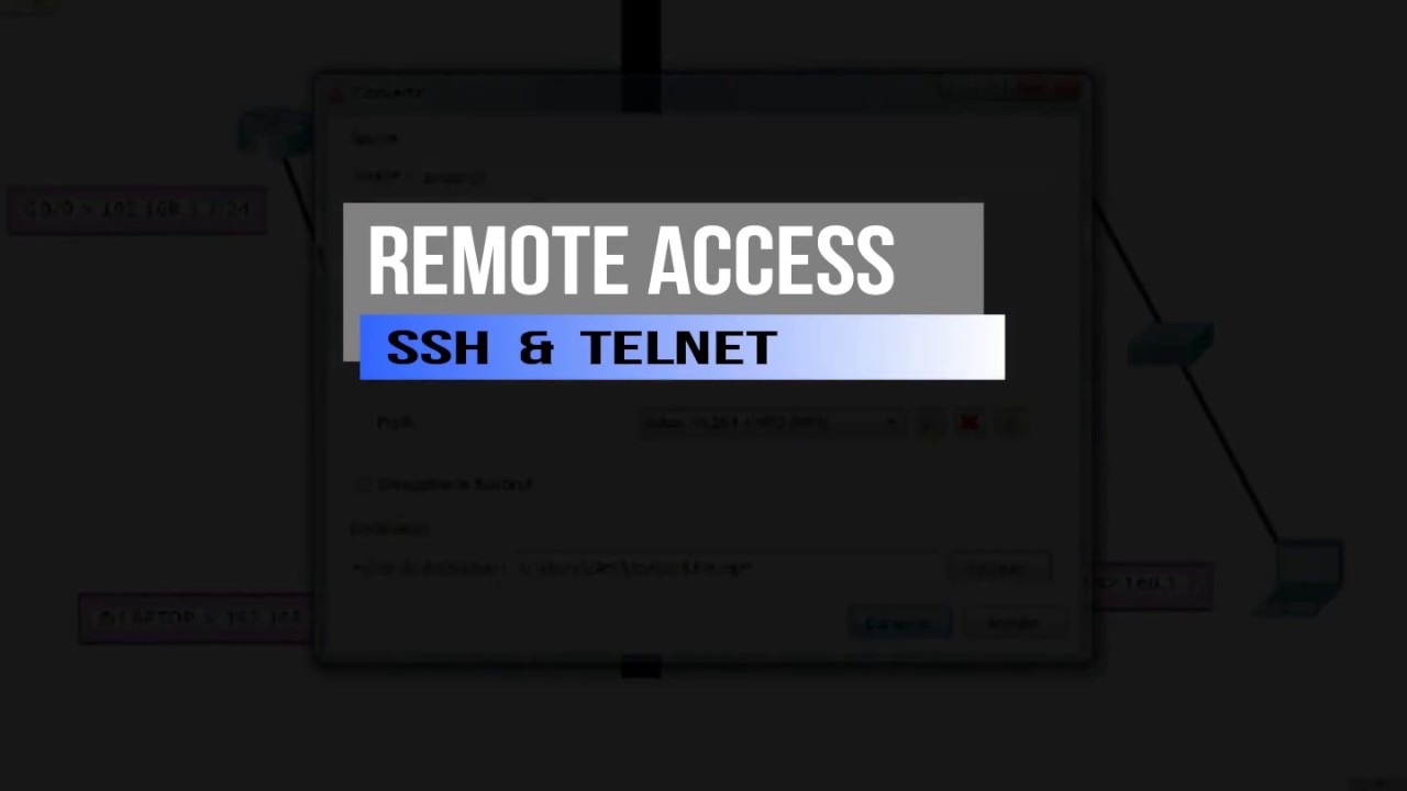 Remote Access Telnet Ssh Protocols Youtube