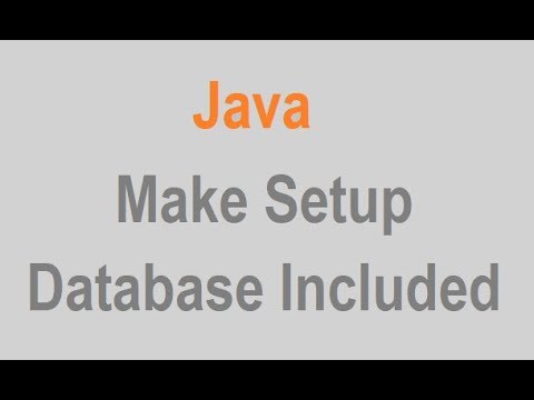 Desktop App In Java Make Setup With Database Included Youtube
