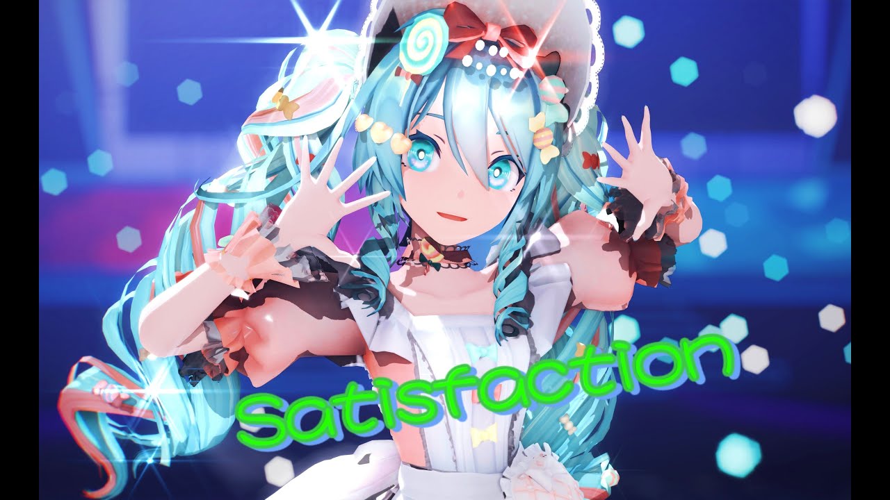 Vocaloid Mmd 4k 60fps Hatsune Miku Satisfaction Youtube