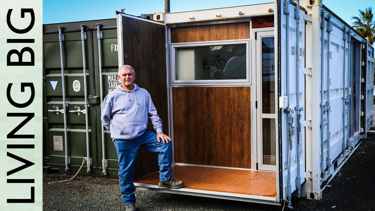 Boat Builder S Incredible 20ft Shipping Container Home Youtube