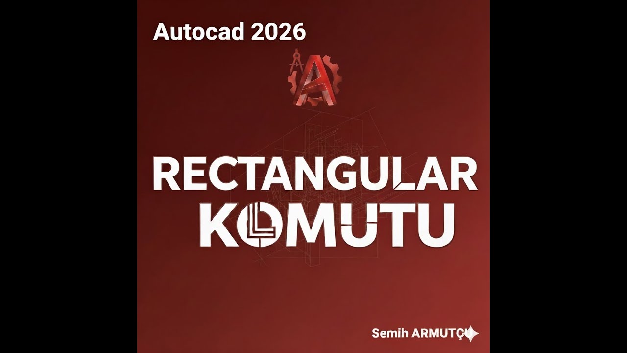 15 Autocad Rectangular Komutu Youtube