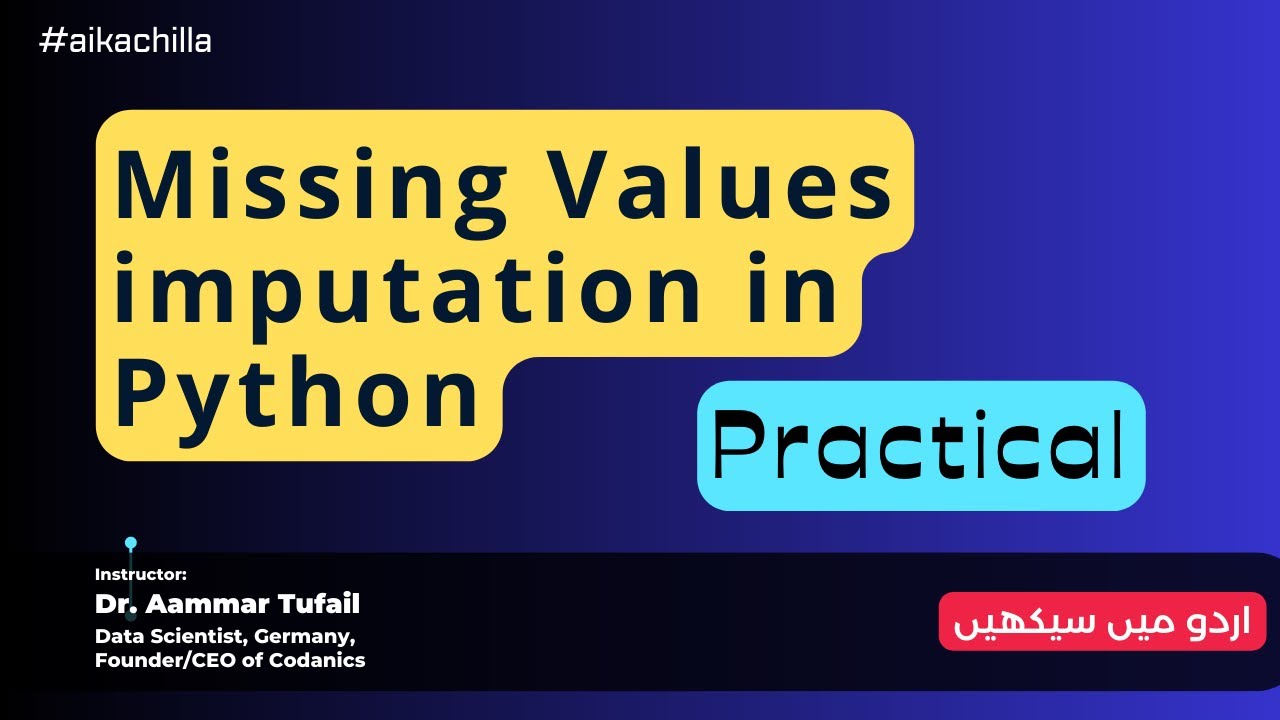 Dealing With Missing Values Via Python Youtube
