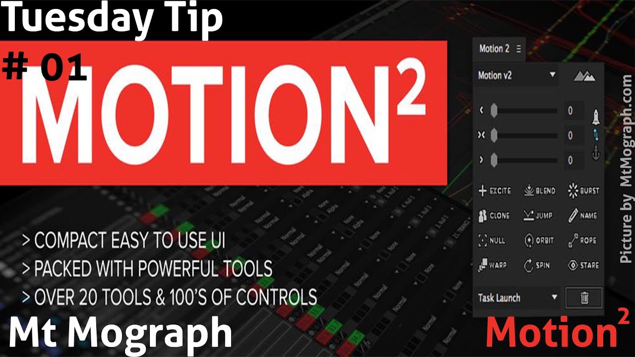 Tuesday Tip 01 Mt Mograph Motion 2 Vstock Youtube