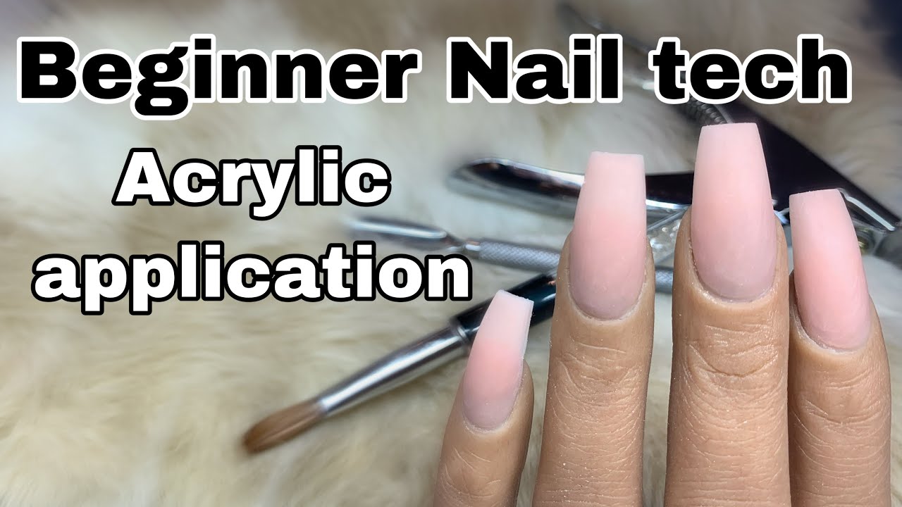 Beginner Nail Tech Tutorial How To Acrylic Application Ny Beauty