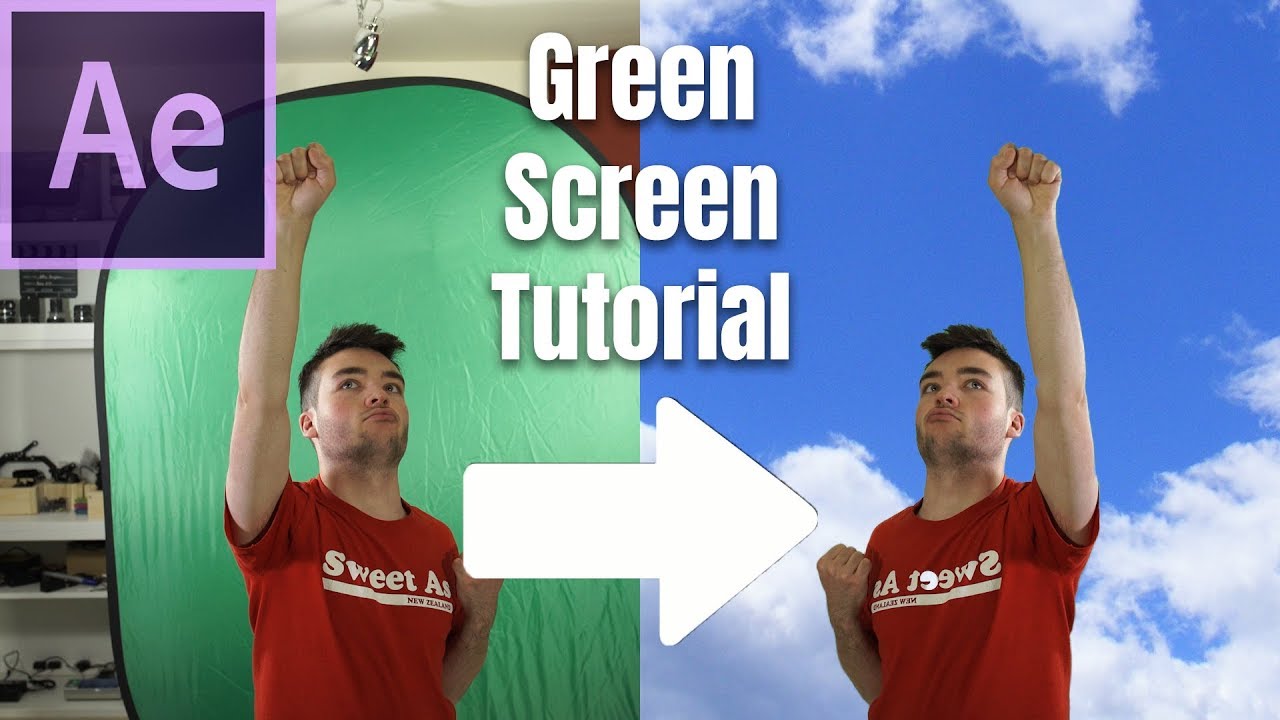 After Effects Easy Green Screen Tutorial Youtube