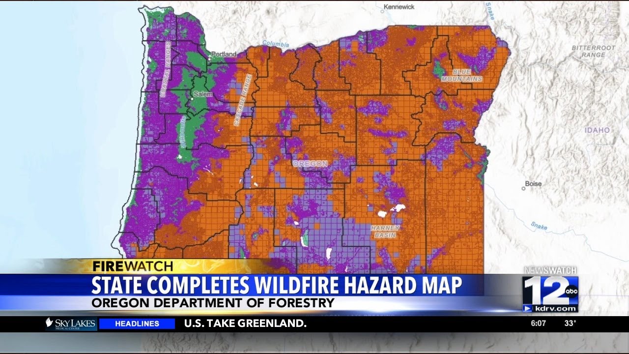 Final Oregon Wildfire Hazard Maps Now Available Youtube