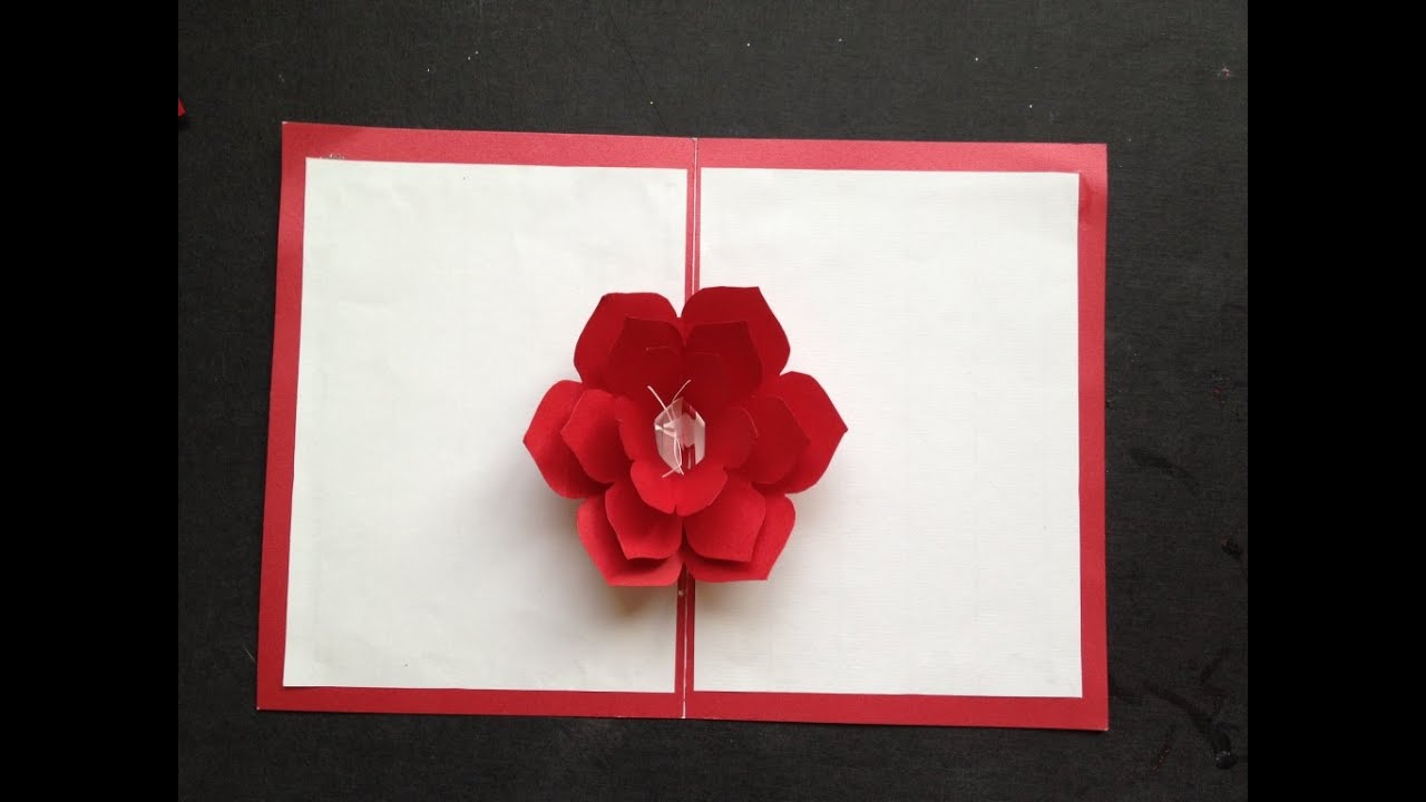 Free Printable Flower Pop Up Card Templates Best Flower Site