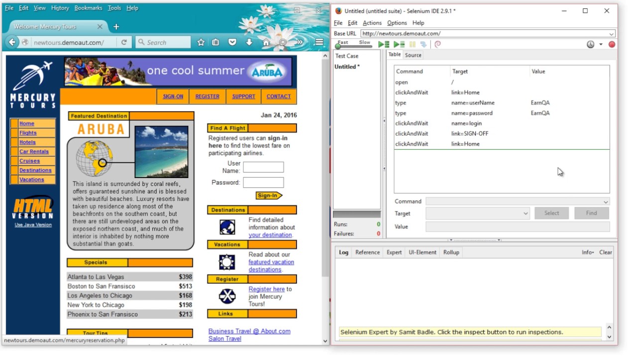 Selenium Selenium Ide Record And Playback Youtube