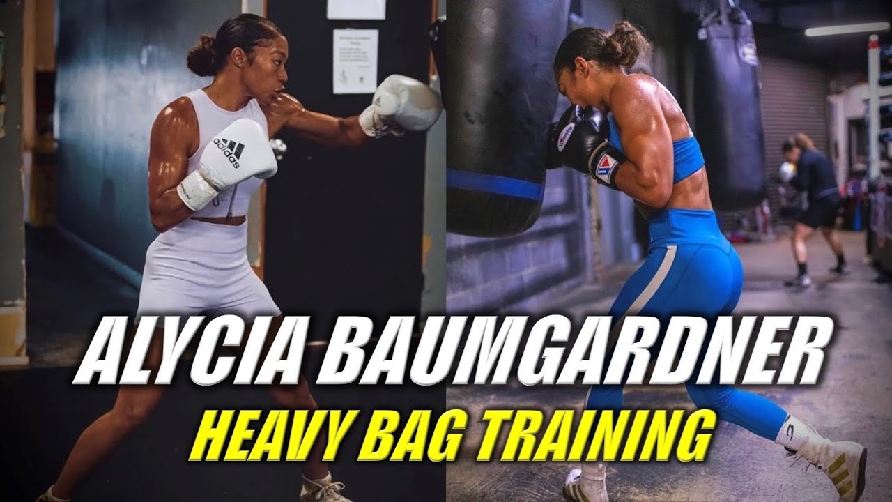 Alycia Baumgardner Heavy Bag Training Youtube