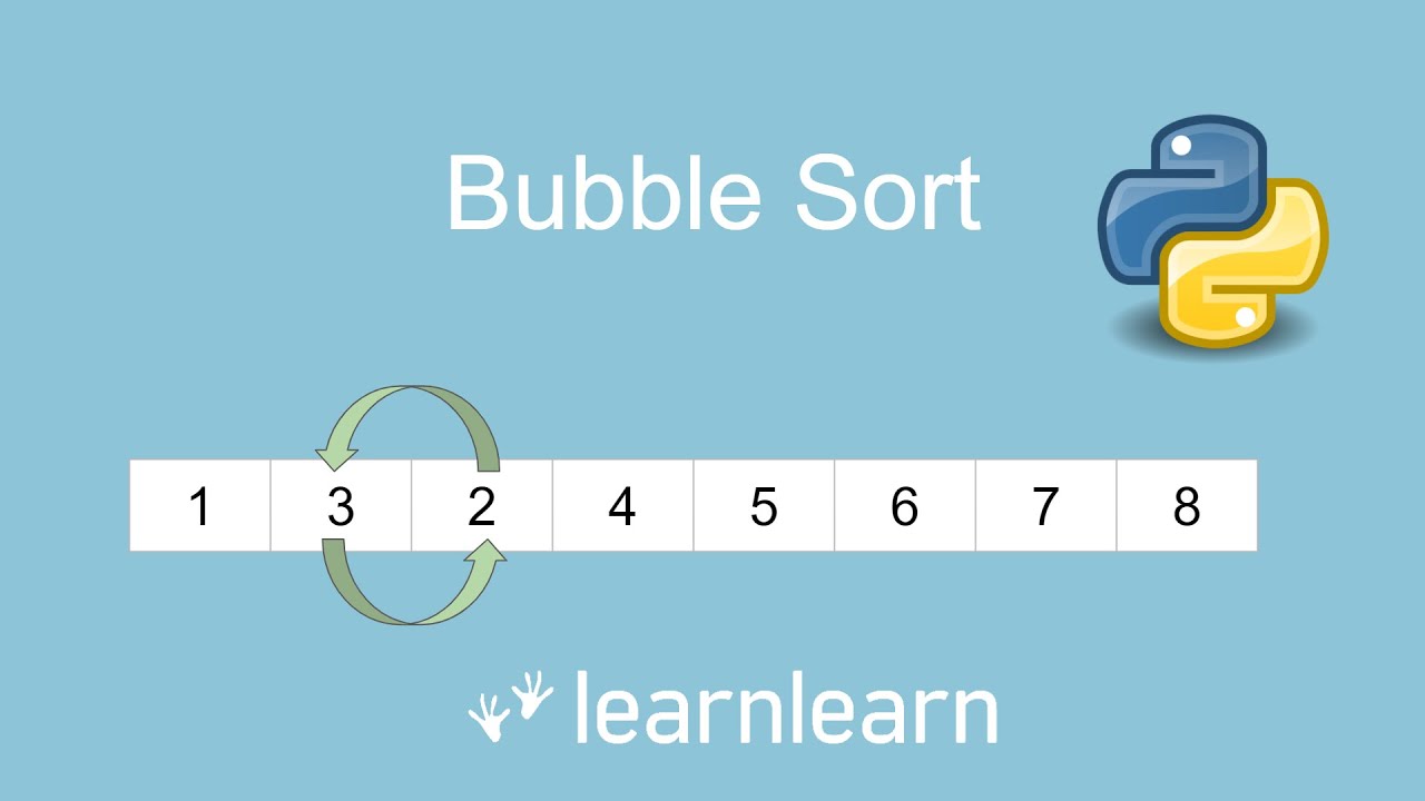Bubble Sort Python Tutorial For Beginners Youtube