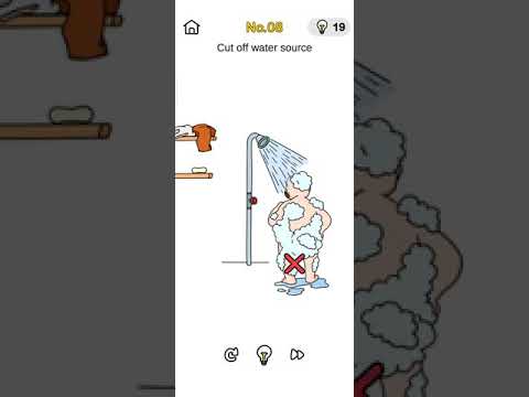 Brain Out Gameplay Prank Plan Level 8 Cut Off Water Source Youtube