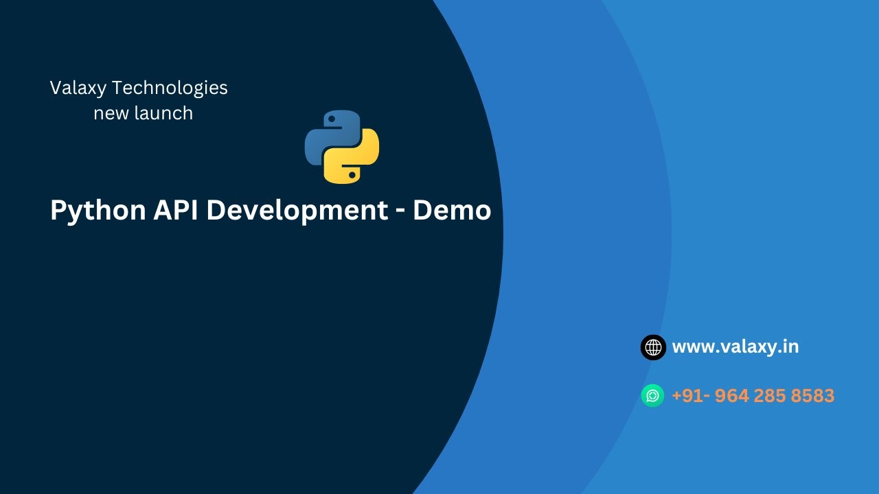 Python Api Development Demo Youtube