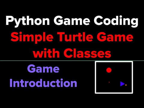 Simple Python Game Tutorial Using Classes Intro Youtube