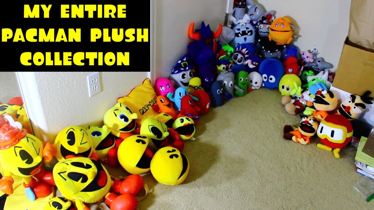 My Entire Pac Man Plush Collection Youtube