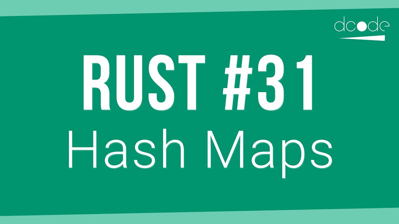 Rust Programming Tutorial 31 Hash Maps Hashmap Youtube