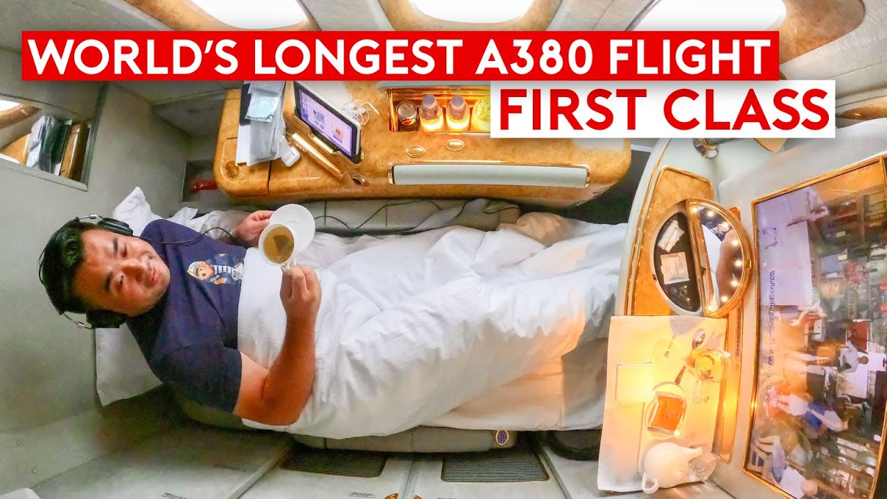 World S Longest A380 Flight In First Class Is It Worth It Youtube