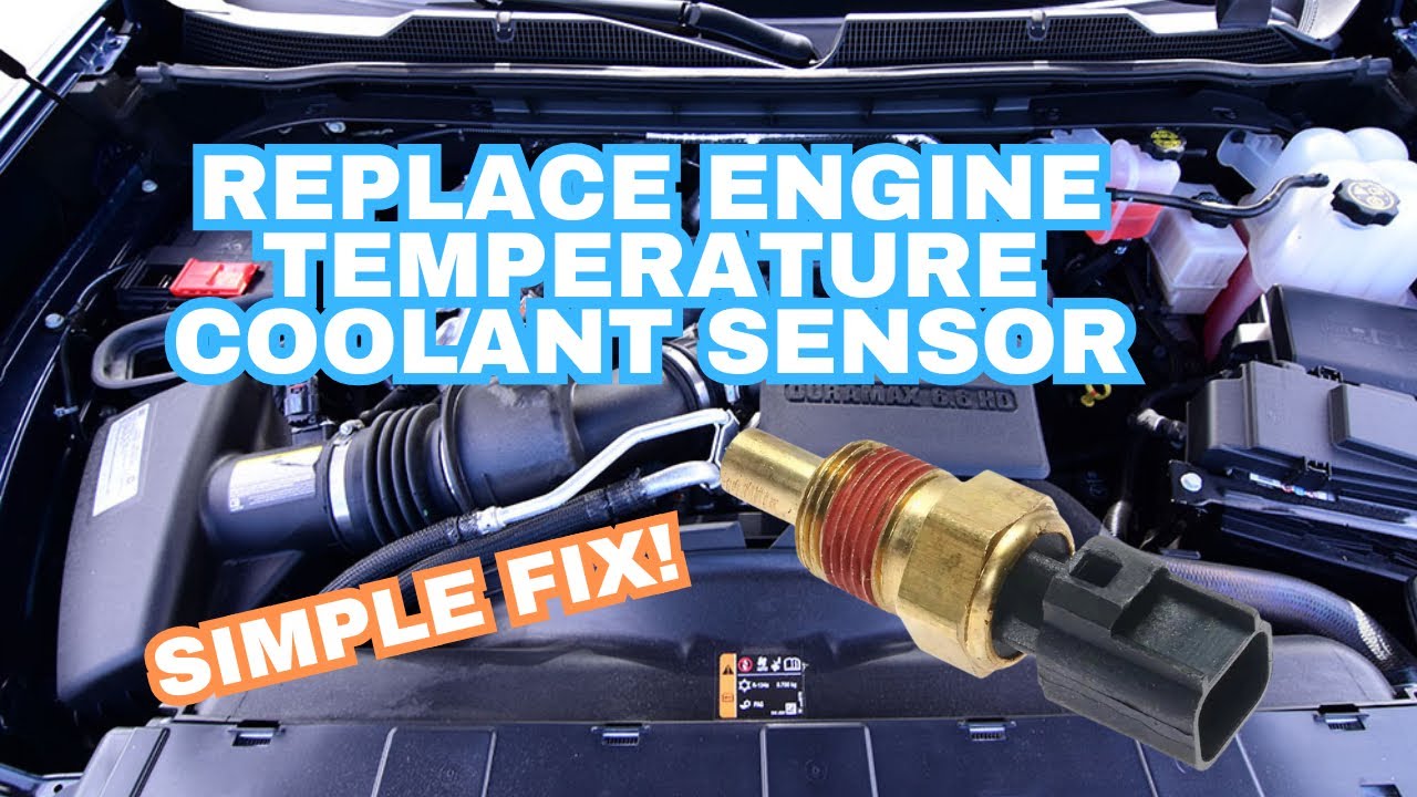 How To Replace An Engine Coolant Temperature Sensor Simple Fix Youtube