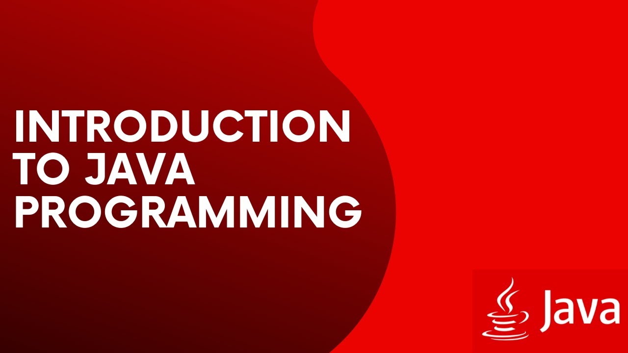 Introduction To Java Programming Youtube
