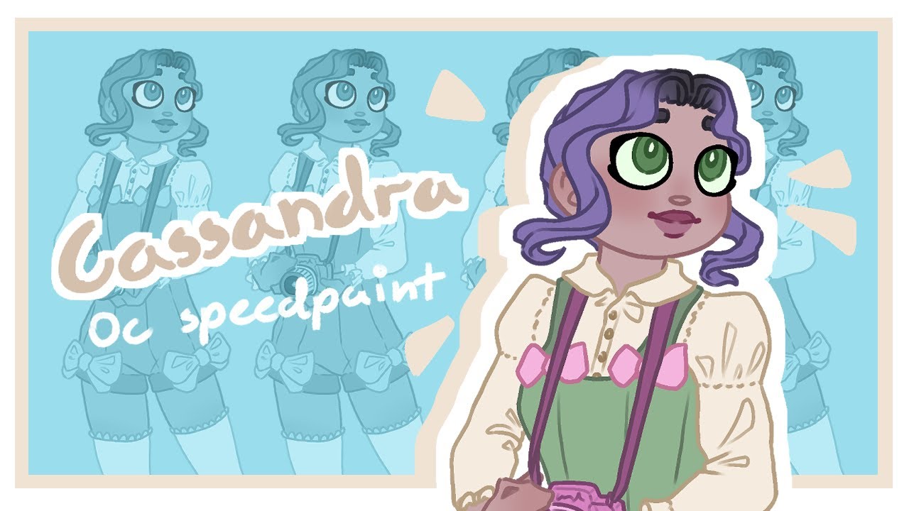 Cassandra Oc Speedpaint Youtube