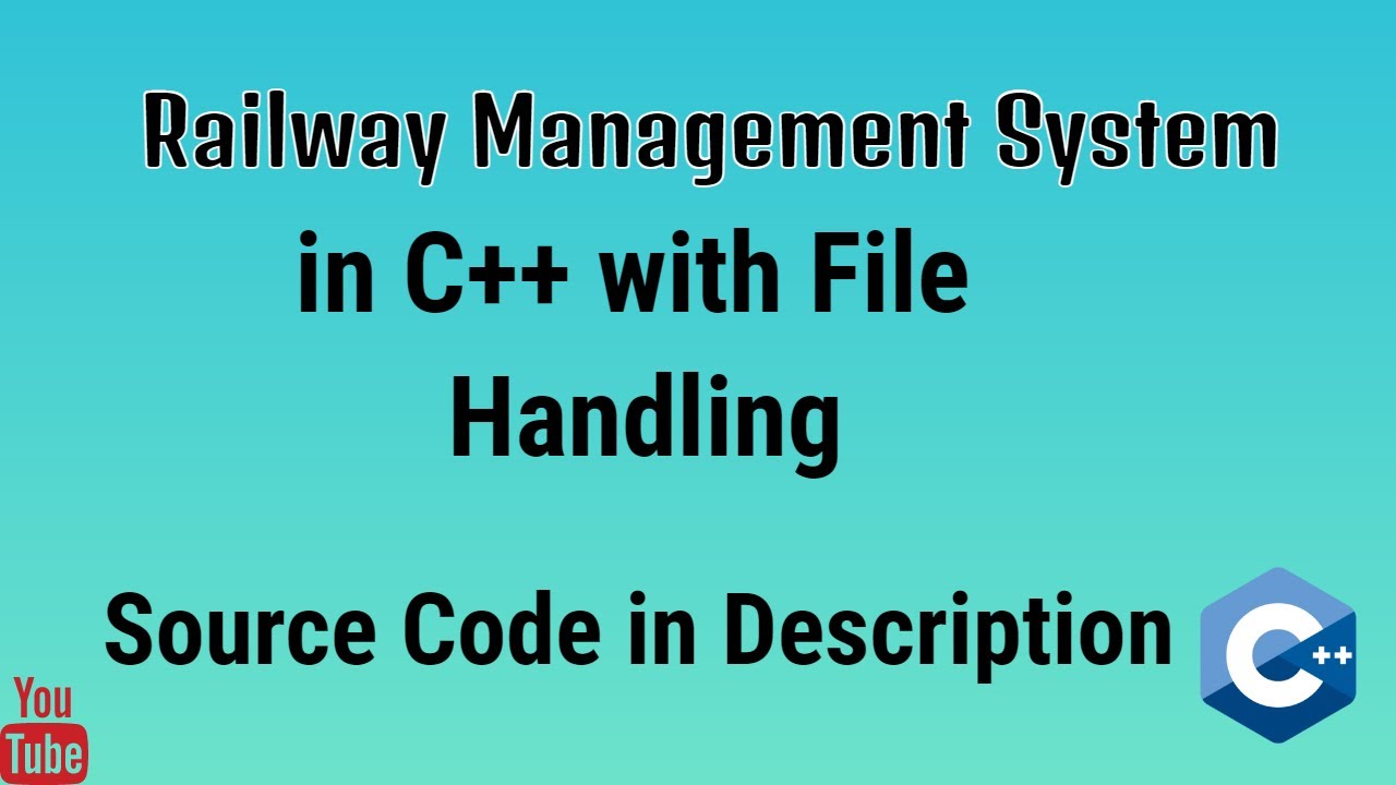 Railway Management System C Source Code Youtube