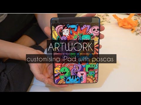 Customising Ipad With Posca Markers Youtube