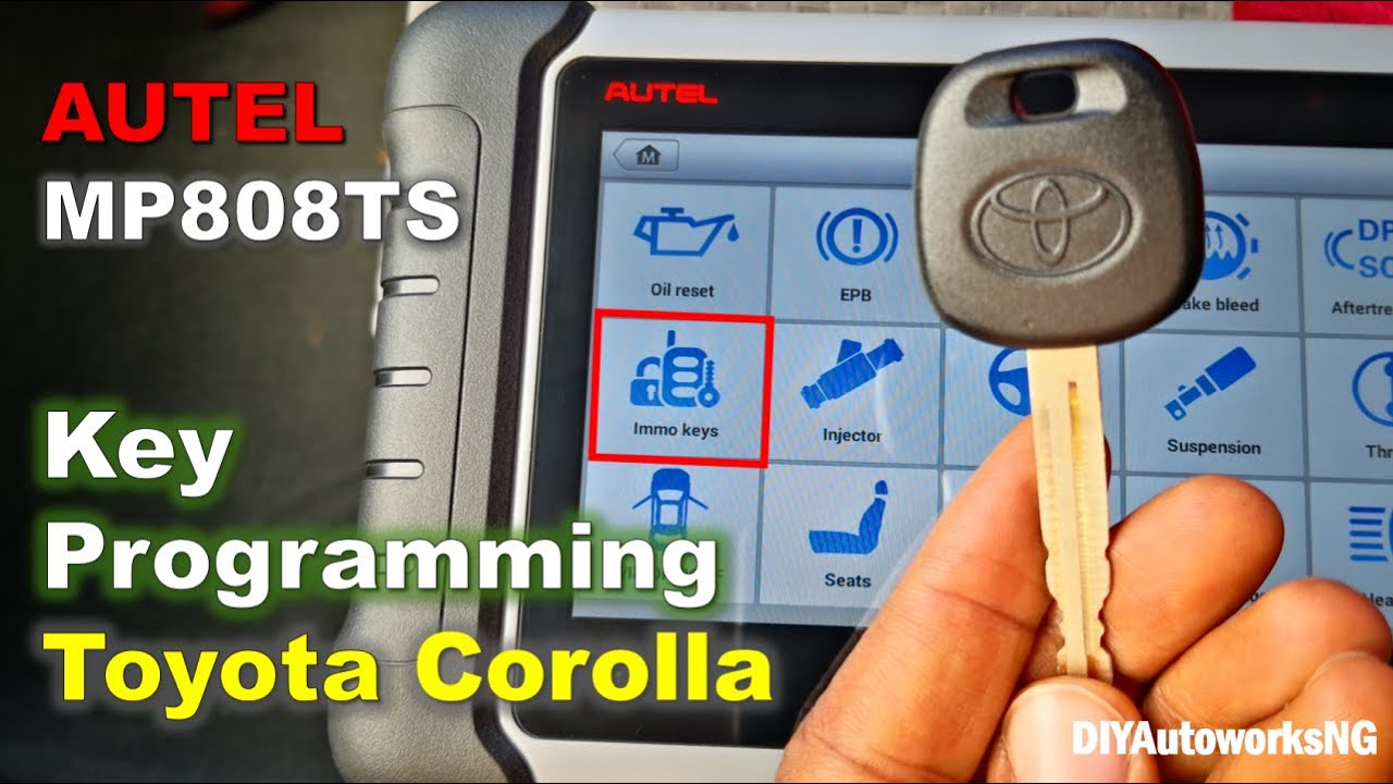 Toyota Corolla Car Key Programming 2004 2008 How To Program A Toyota