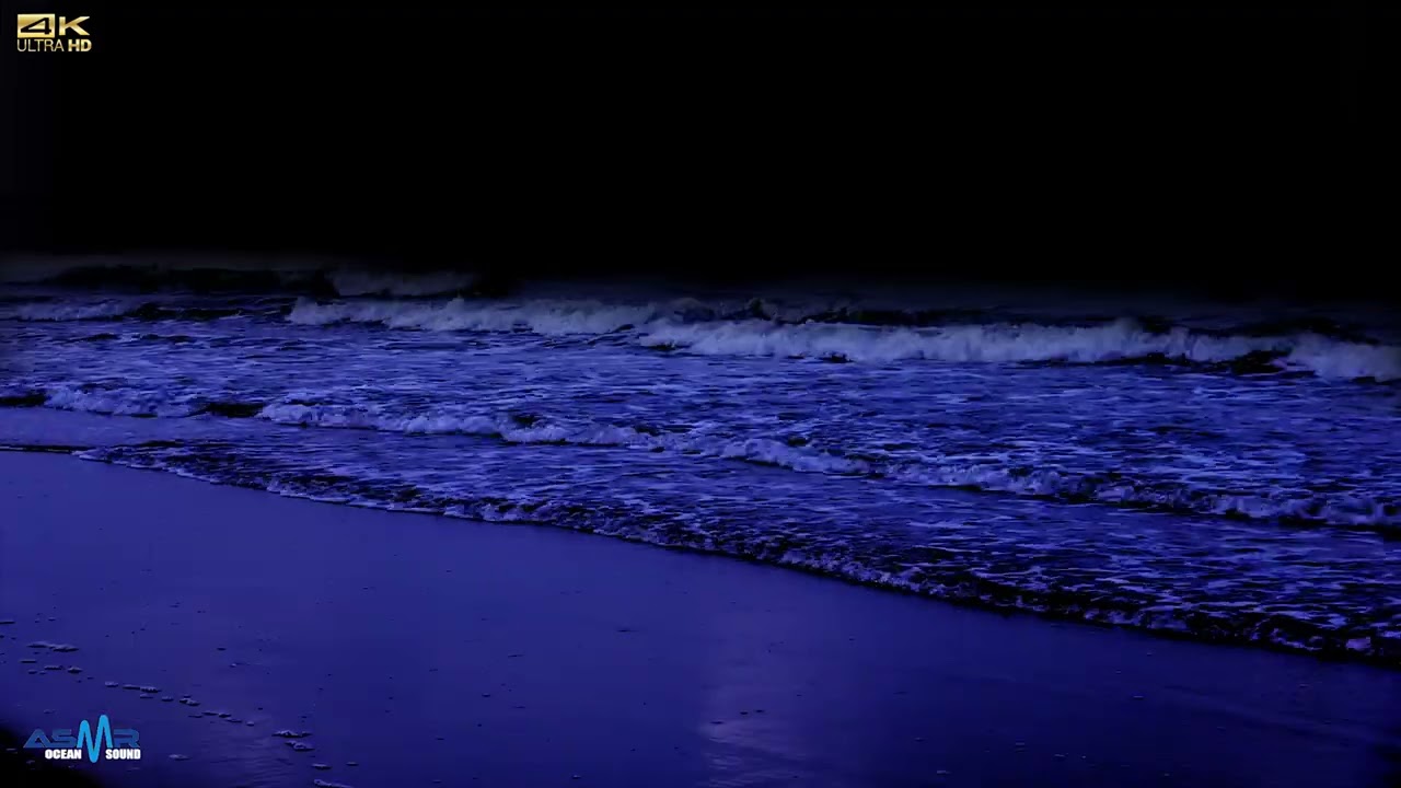 Ocean Waves For Deep Sleep Ocean Sounds For Deep Sleeping With A Dark
