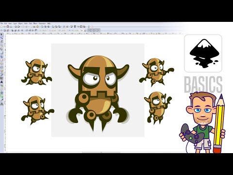 2dgameart Guru Complete Game Tutorial Animation Basics In Inkscape