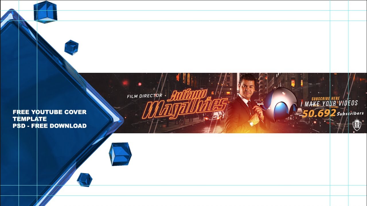 Free Youtube Cover Template Psd Free Download Youtube