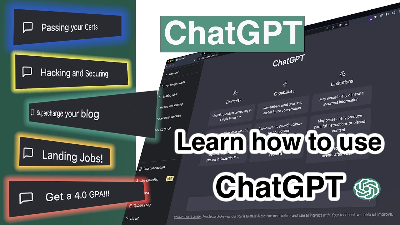 Chatgpt Tutorial For Beginners Youtube