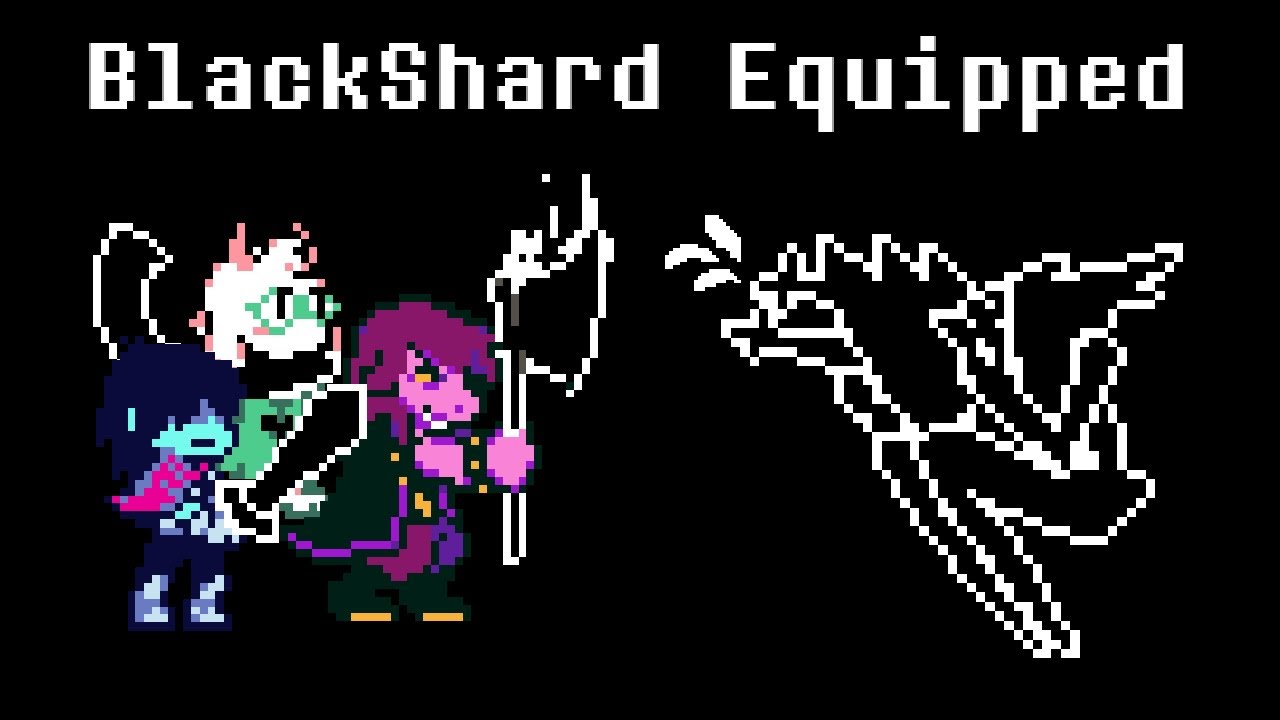 What If You Use Blackshard On The Knight Deltarune Chapter 3 Youtube