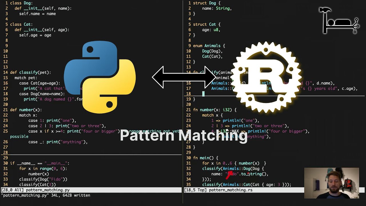 06 Pattern Matching From Python To Rust Youtube