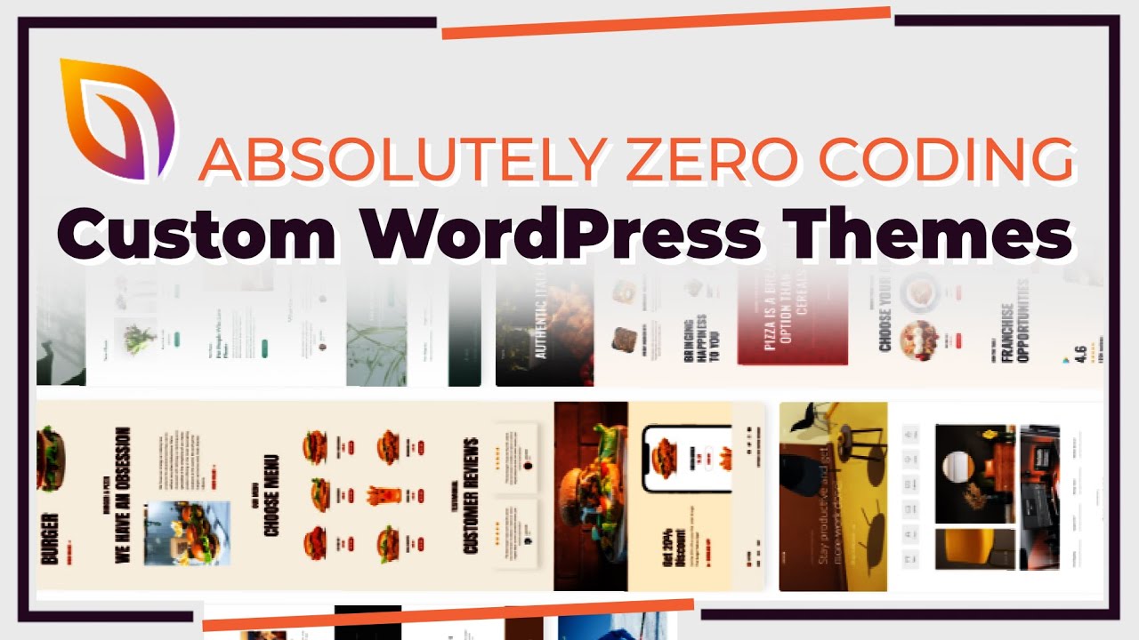 Create Custom Wordpress Themes With No Coding Youtube