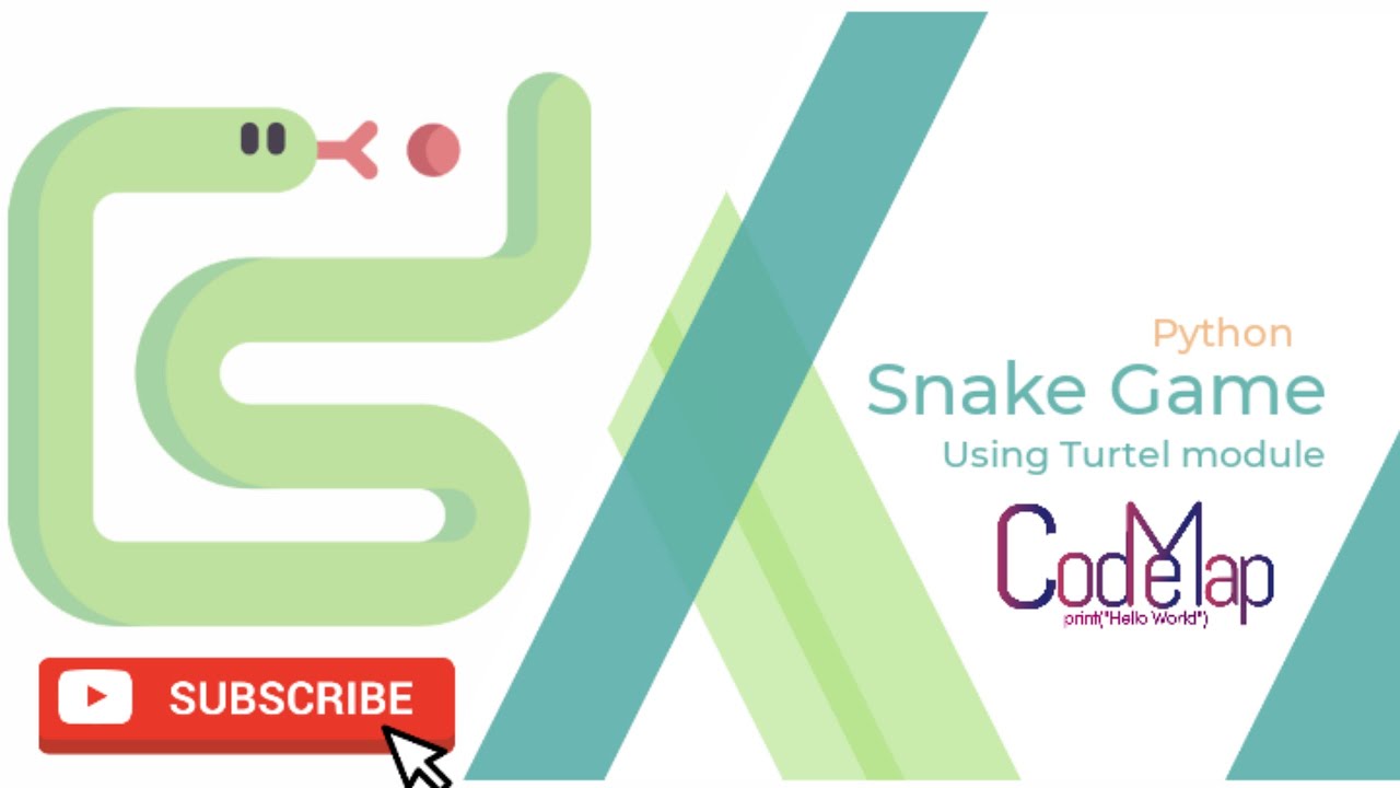 Python Project Snake Game Using Turtel Module Youtube