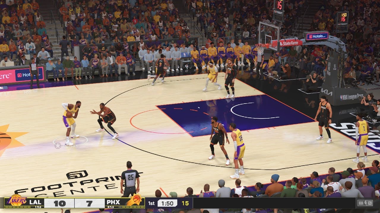 Nba 2k25 Pc Full Gameplay Lakers Vs Suns Ultra 4k Nba 2k25 Gameplay