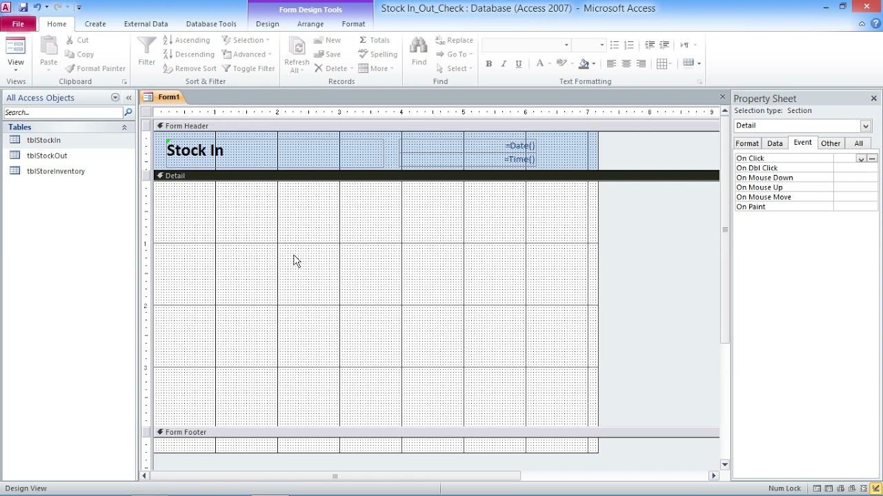 Microsoft Access Database Tutorial Vba Youtube