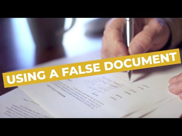 False Or Misleading Documents S 137 2 Commonwealth Criminal Code 1995