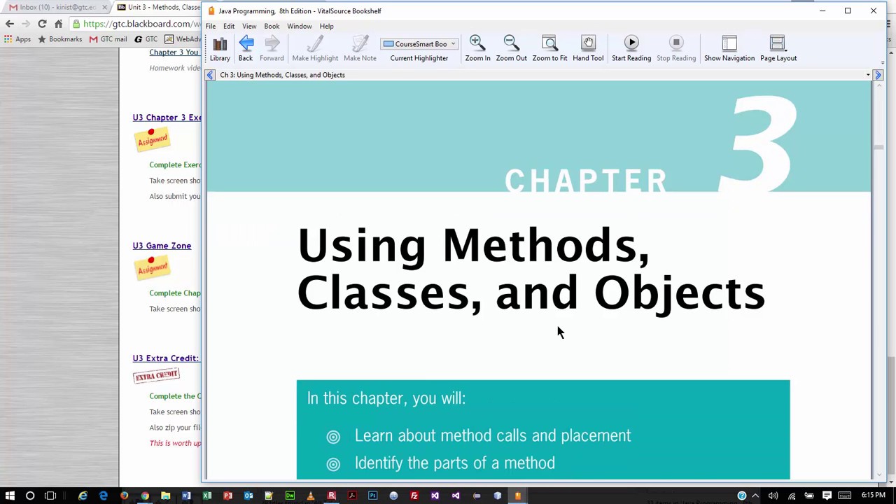 Java Programming 1 Chapter 3 Lecture Part 1 Youtube
