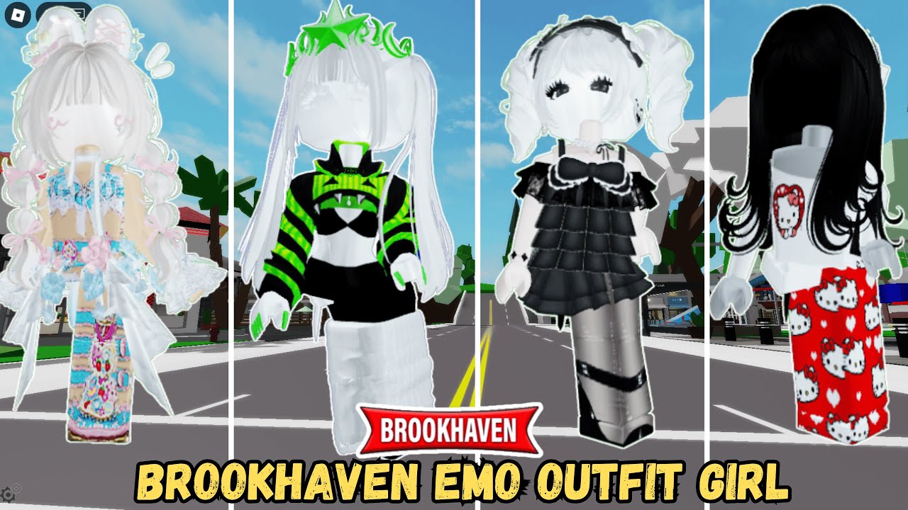Outfit Simple Emo For Girl In Brookhaven Id Codes Roblox Part 2 Youtube