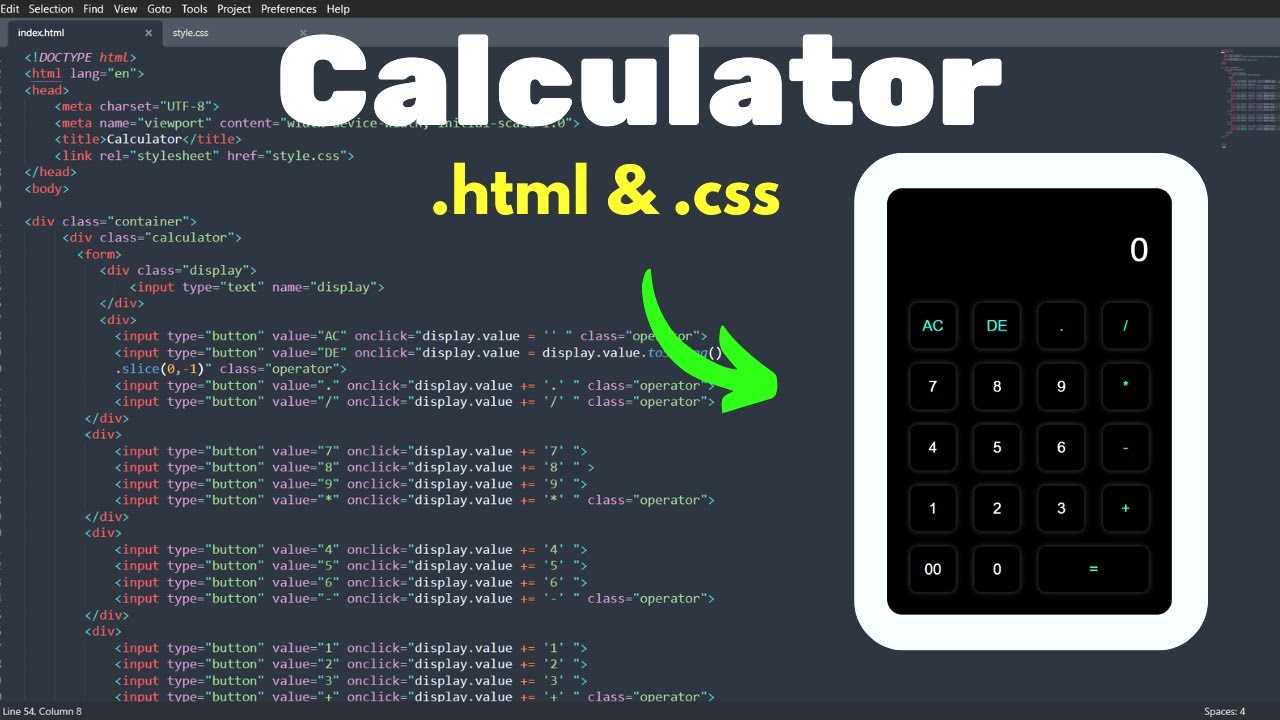 Asmr Program How To Make Calculator In Html Css Programming