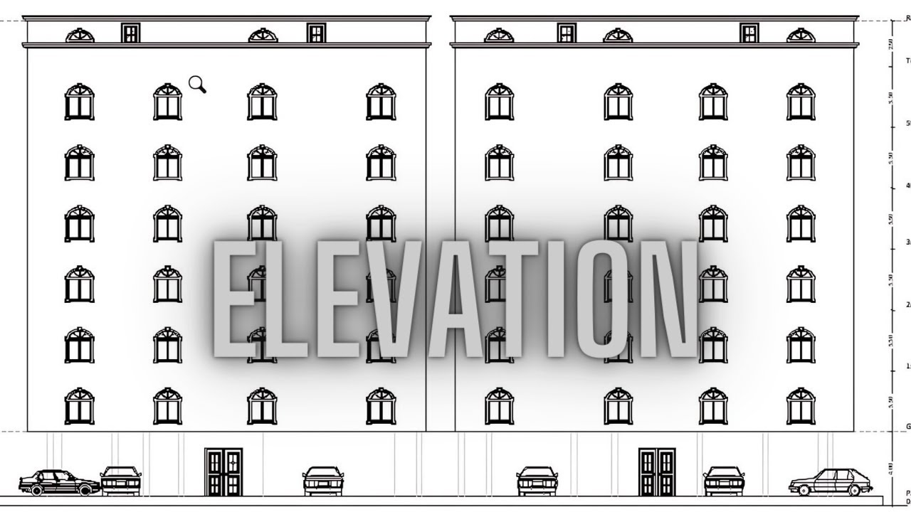 Creating Building Elevations In Autocad Tutorial Youtube