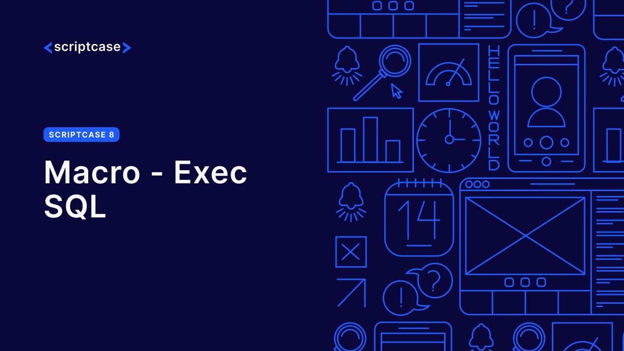 Scriptcase 8 Macro Exec Sql Youtube