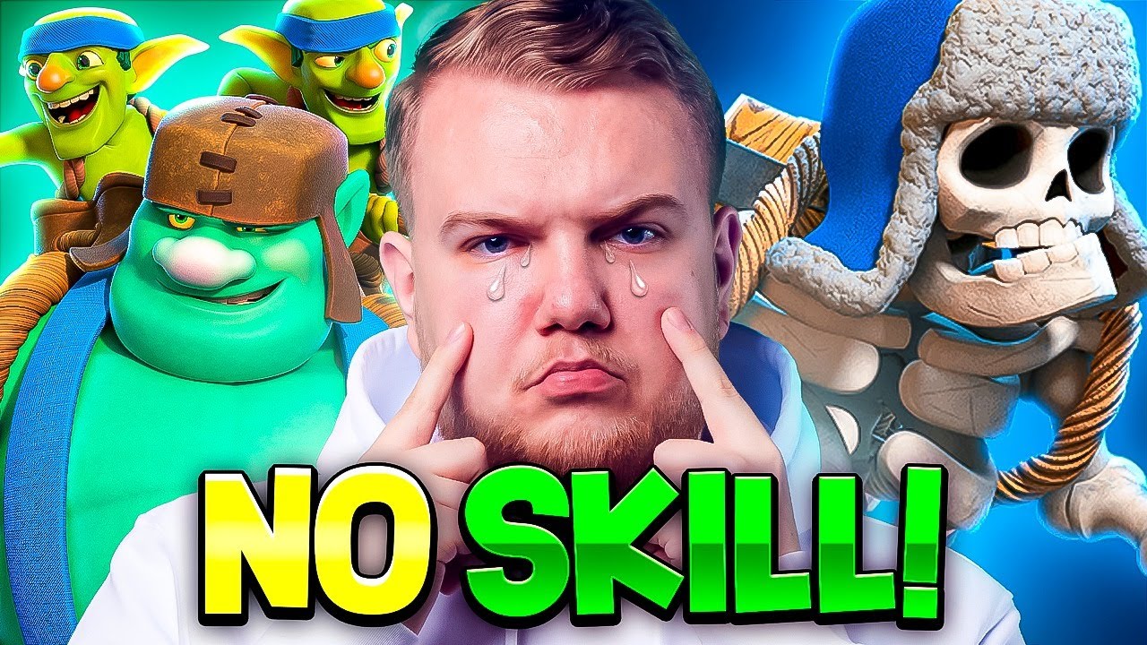 New No Skill Deck Beats Everything In Clash Royale Youtube