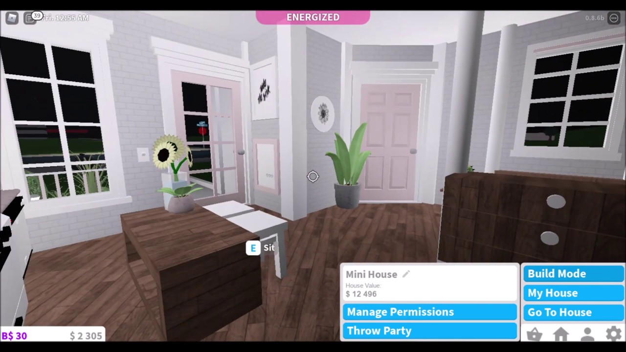 My 12k Bloxburg Tiny Home House Tour Youtube