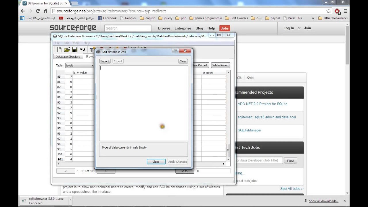 How To Edit Sqlite Database Youtube