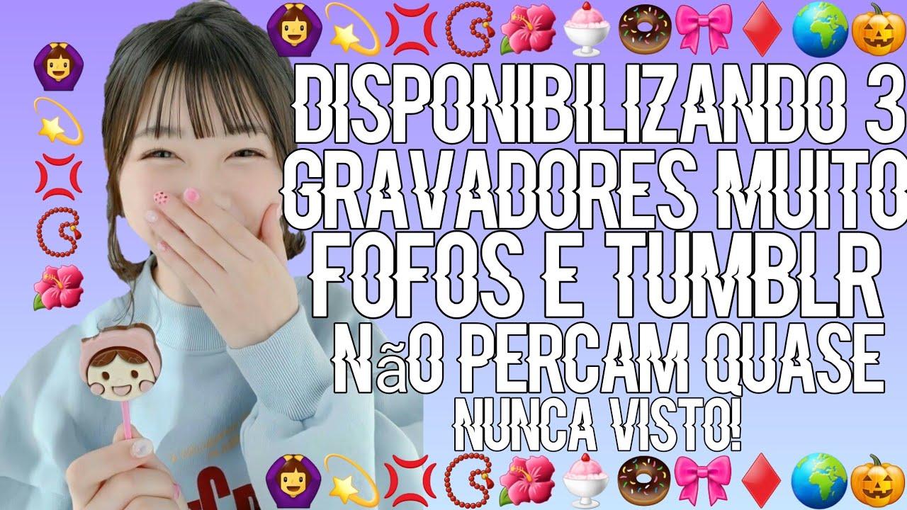 Disponibilizando 3 Gravadores Youtube